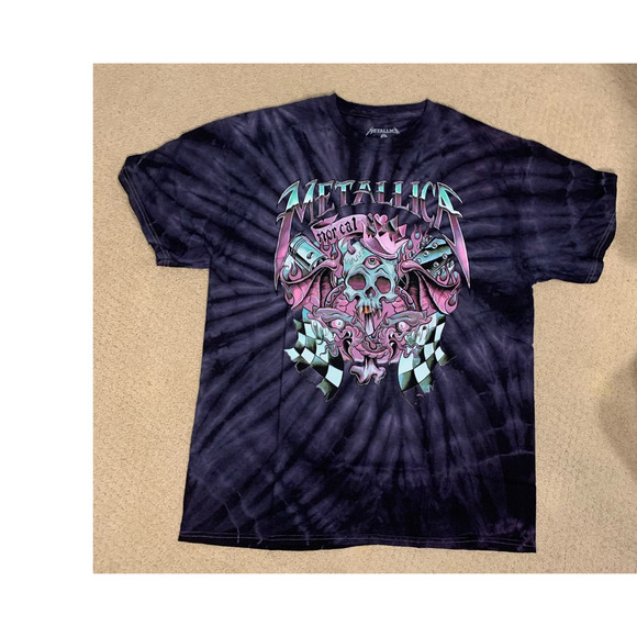 Fashion Nova | Shirts | Nwt Fashion Nova Metallica Norcal Tie Dye Tee ...